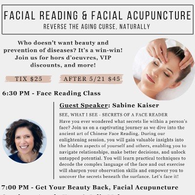 Facial Reading & Facial Acupuncture to Reverse the Anti-Aging Curse ...