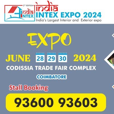 India Intex Expo 2024 Tickets, codissia trade fair complex, Coimbatore ...