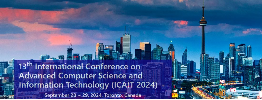 13th International Conference on Advanced Computer Science and Information Technology (ICAIT ...