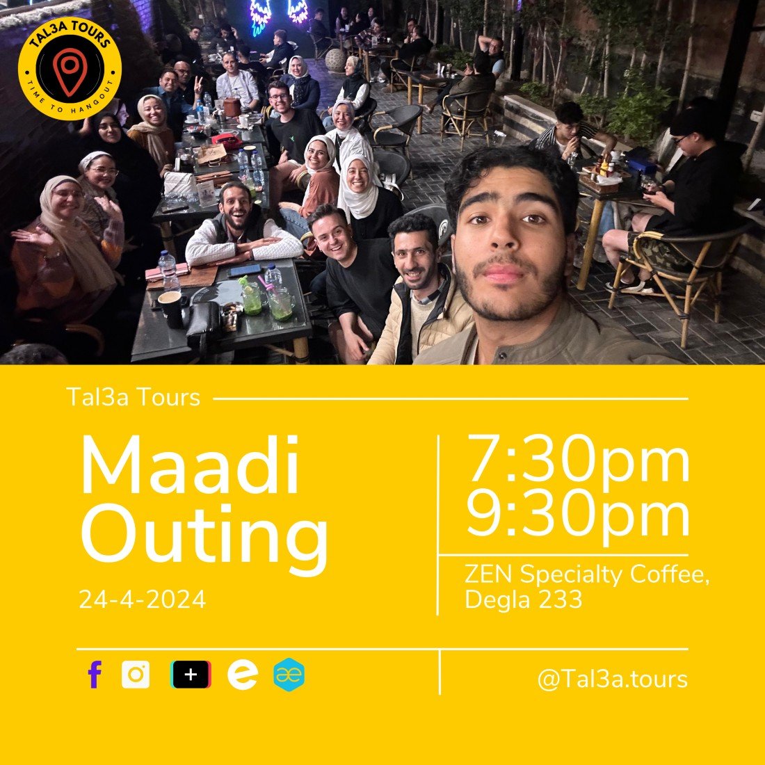 Maadi Outing Degla, Zen Speciality Coffee, Cairo, 24 April 2024 ...