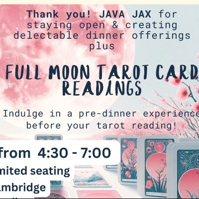 Full Moon Tarot Readings at Java Jax, Java Jax Good Roast Coffee ...