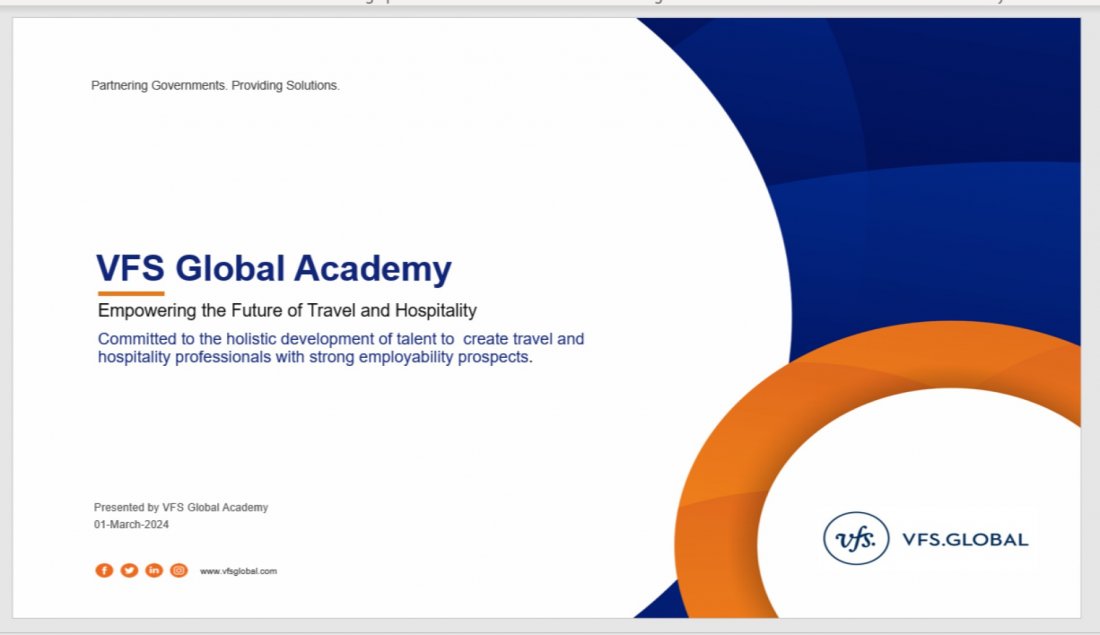 VFS Global Internship Counseling for Jaipur Students, VFS Global ...