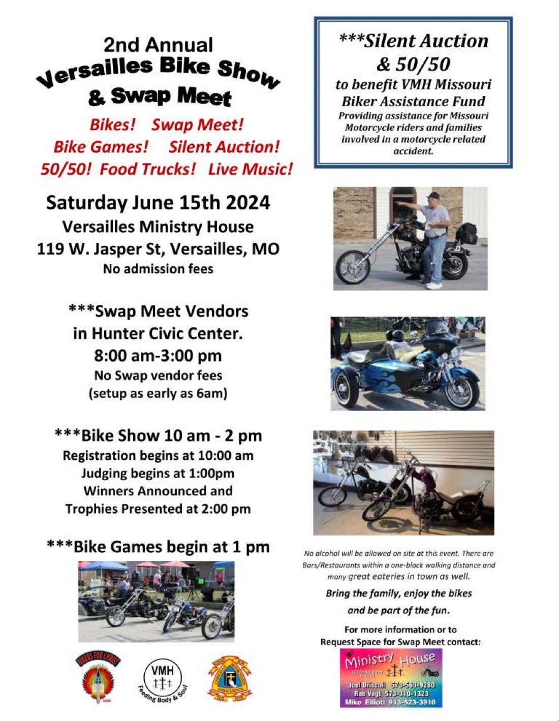 Versailles Bike Show & Swap Meet, Versailles Ministry House, 15 June ...