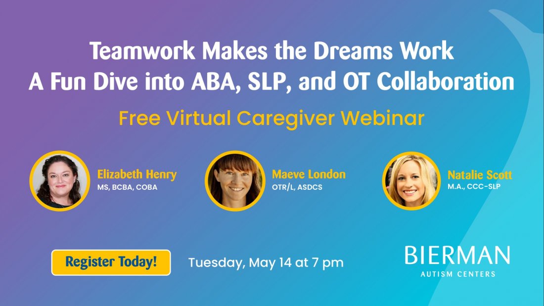 "Teamwork Makes the Dreams Work: A Fun Dive into ABA, SLP, and OT Collaboration" Caregiver ...