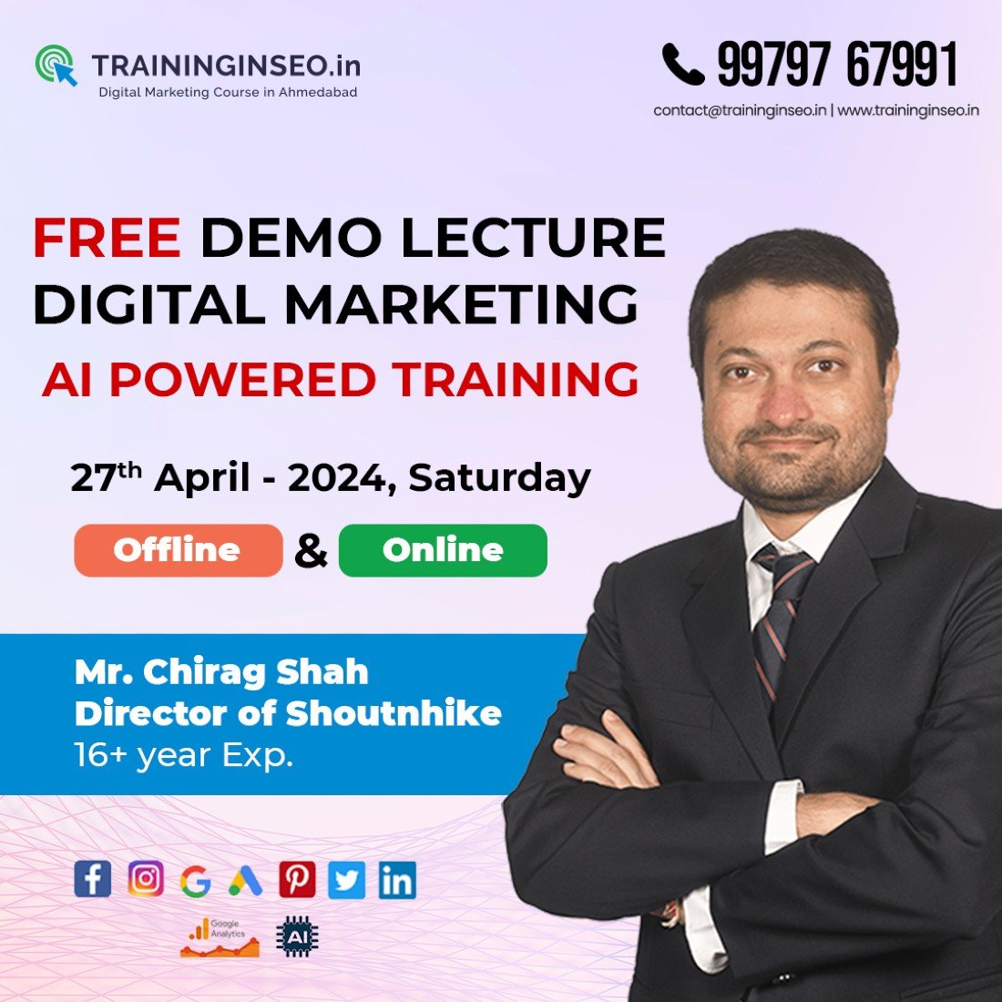 Free Demo Lecture on Digital Marketing Course with AI-powered training ...