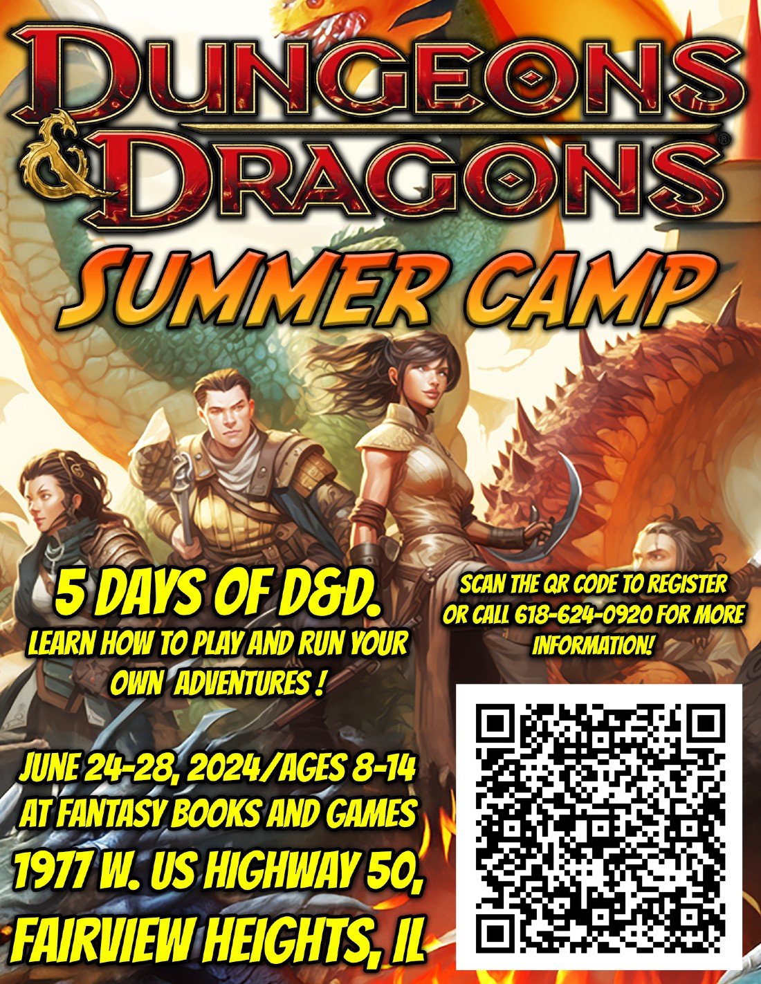 Dungeons and Dragons Summer Camp at Fantasy Books and Games, Fantasy ...