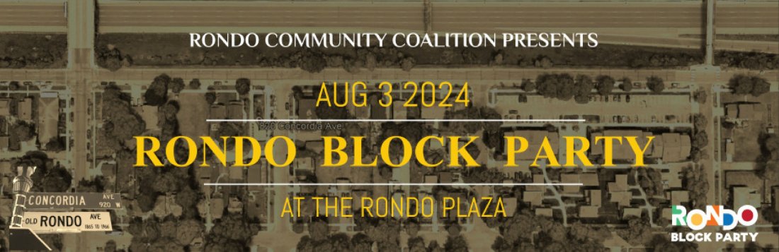 Rondo Block Party, Rondo Commemorative Plaza, Twin Cities, 3 August ...