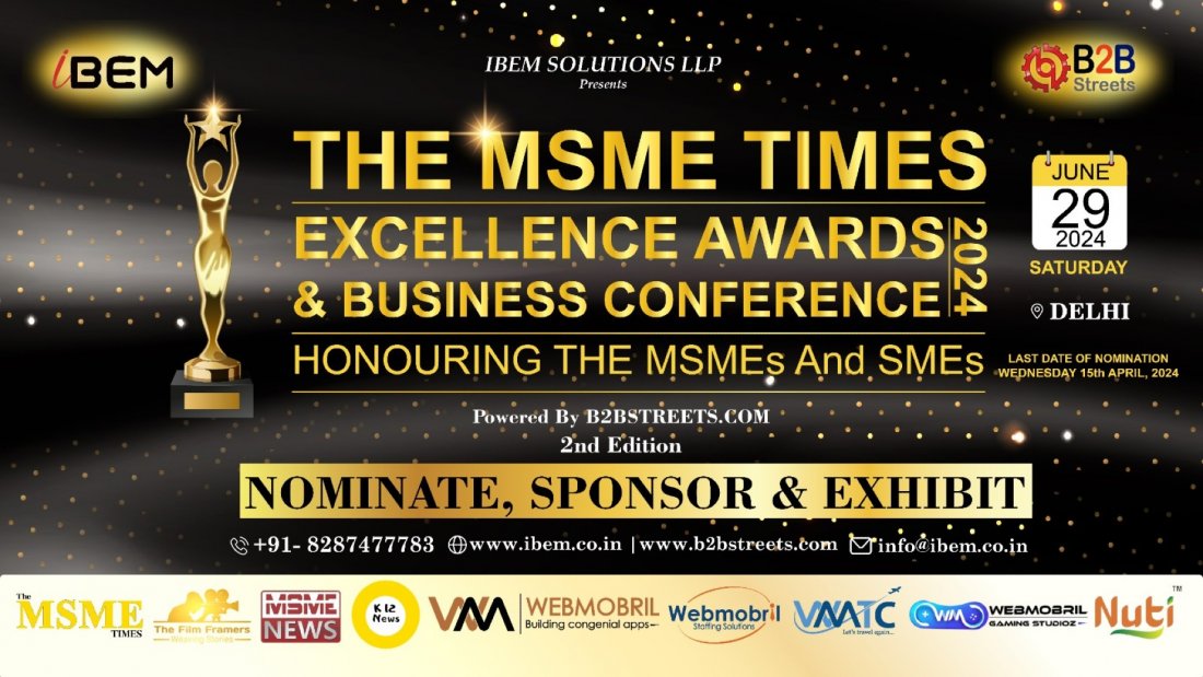 The MSME Times Excellence Awards & Business Conference 2024 : 2nd ...