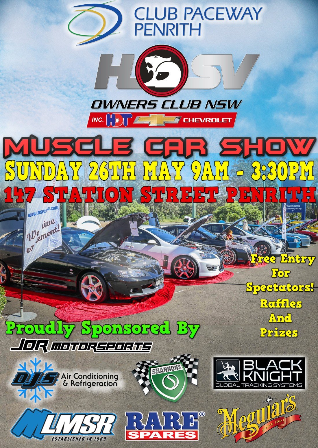 HSVOC Muscle Car Show , Club Paceway, Penrith, 26 May 2024 | AllEvents