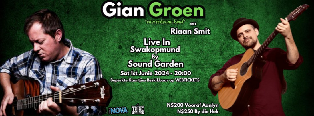 Gian Groen Live in Swakopmund, Soundgarden Swakopmund, 1 June 2024 ...