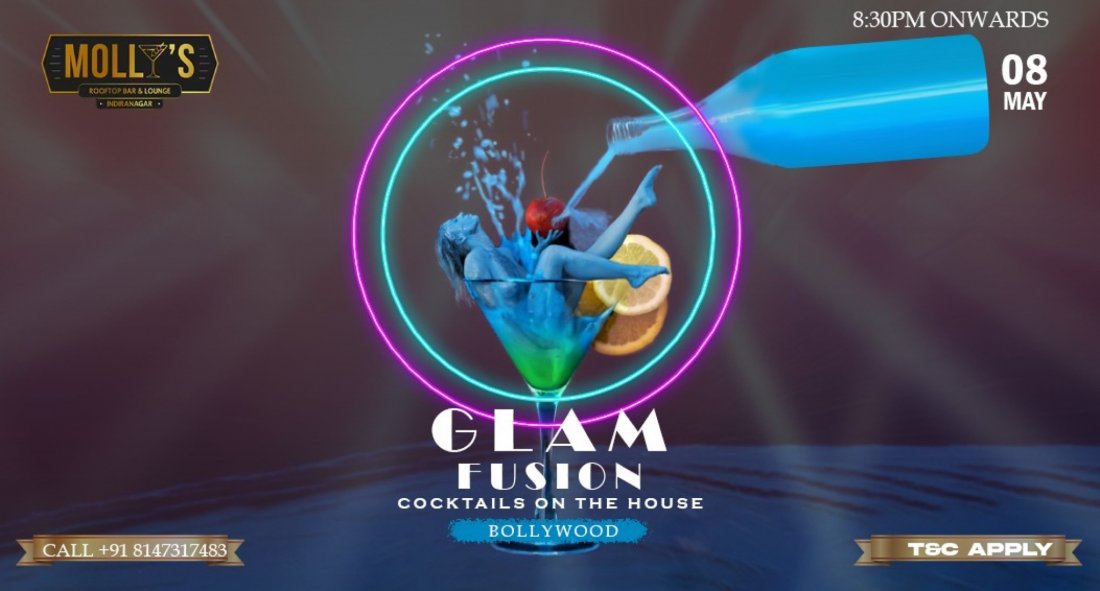 FEMME FUSION-LADIES NIGHT, Molly's Rooftop Bar and Lounge, 100 Feet Road, HAL 2nd Stage ...