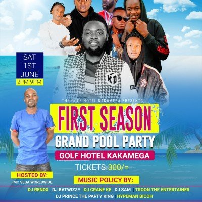 Le Grand Pool Party Tickets, Golf Hotel Kakamega, 1 June 2024 ...
