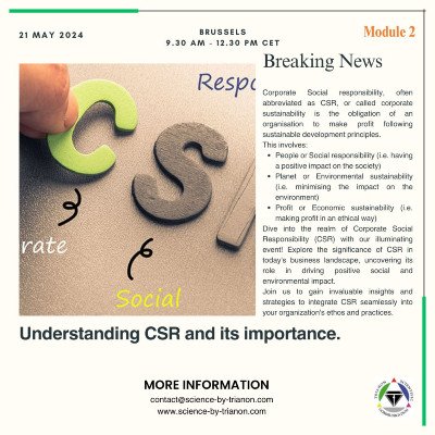 Understanding CSR and its Importance Tickets, Brussels, 21 May 2024 ...