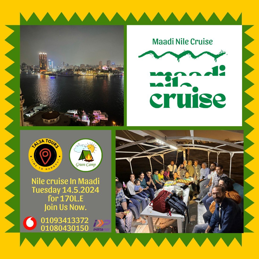 Maadi Nile Cruise, مرسي حكاوي, Cairo, 15 May 2024 | AllEvents.in
