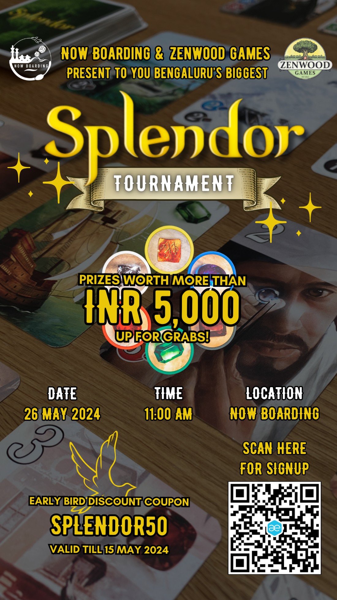 The Splendor Showdown, Now Boarding Café (Board Game Café), Bangalore ...
