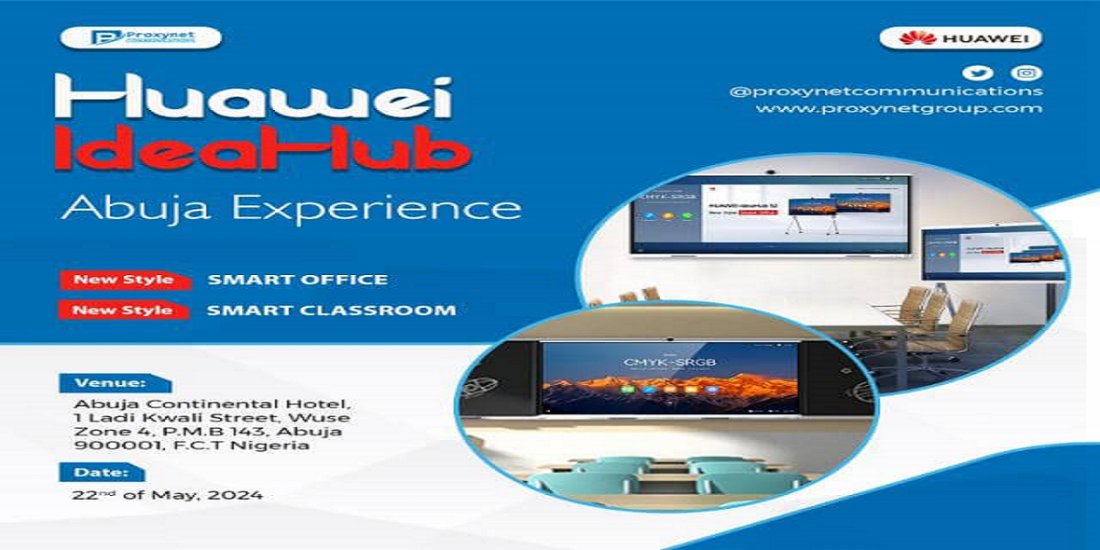 Huawei IdeaHub Experience, Abuja Continental Hotel, 22 May 2024 | AllEvents