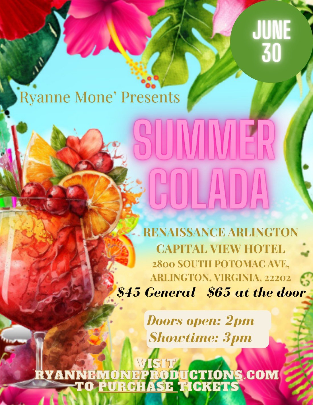 Summer Colada Fashion Show, Renaissance Arlington Capital View Hotel ...