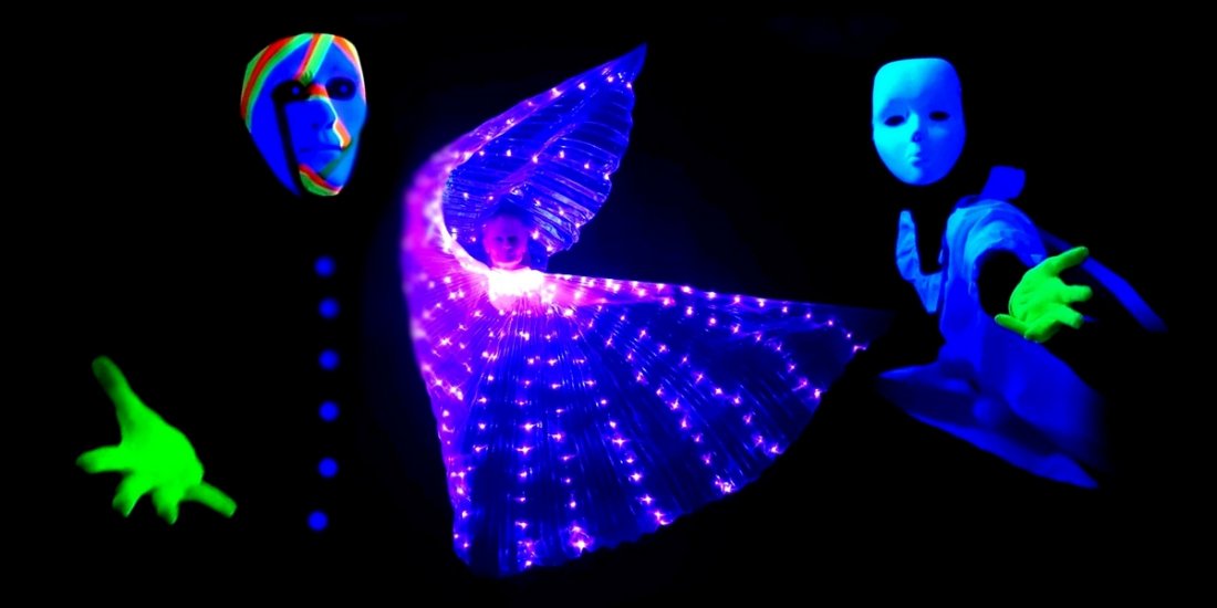 Magic Phantom comedy - black light theatre Tickets, HILT black light ...