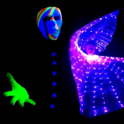 Magic Phantom comedy - black light theatre Tickets, HILT black light ...