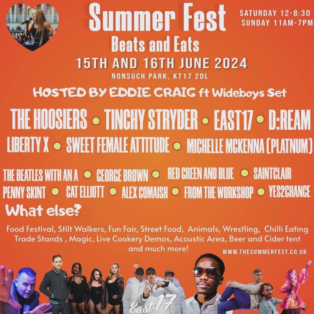 The Summer fest , Nonsuch Park, Ewell, 15 June to 16 June | AllEvents