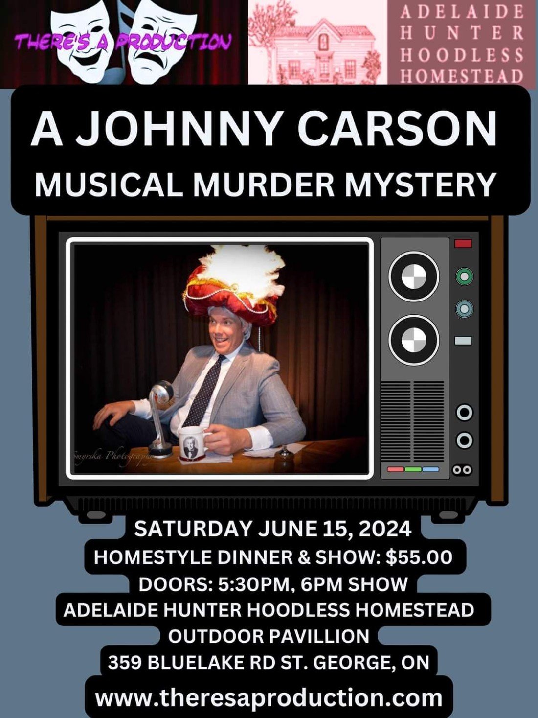 Johnny Carson Musical Murder Mystery , Adelaide Hunter Hoodless ...