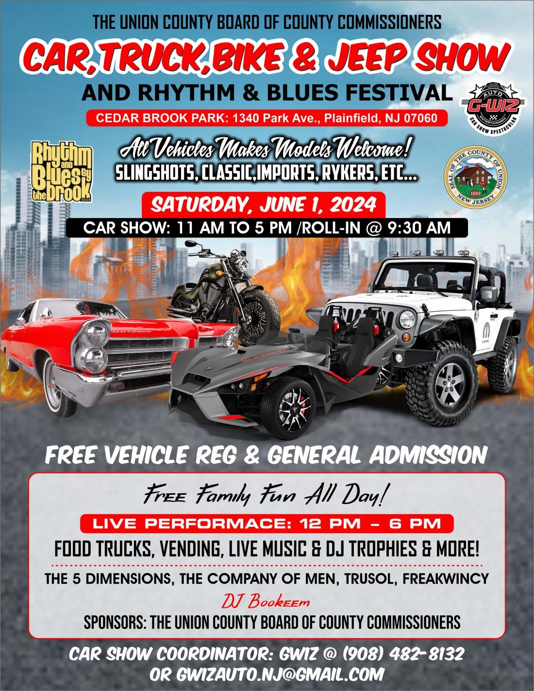 Car, Truck, Bike & Jeep Show and Rhythm & Blues Festival by the Brook ...