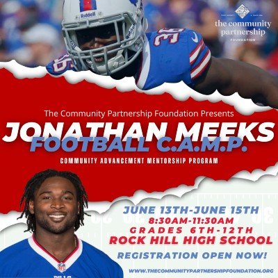 Jonathan Meeks Football C.A.M.P., Rock Hill High School, West ...