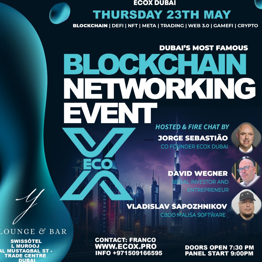 EcoX Blockchain Meet Up Dubai - Most Famous Blockchain Community Event ...