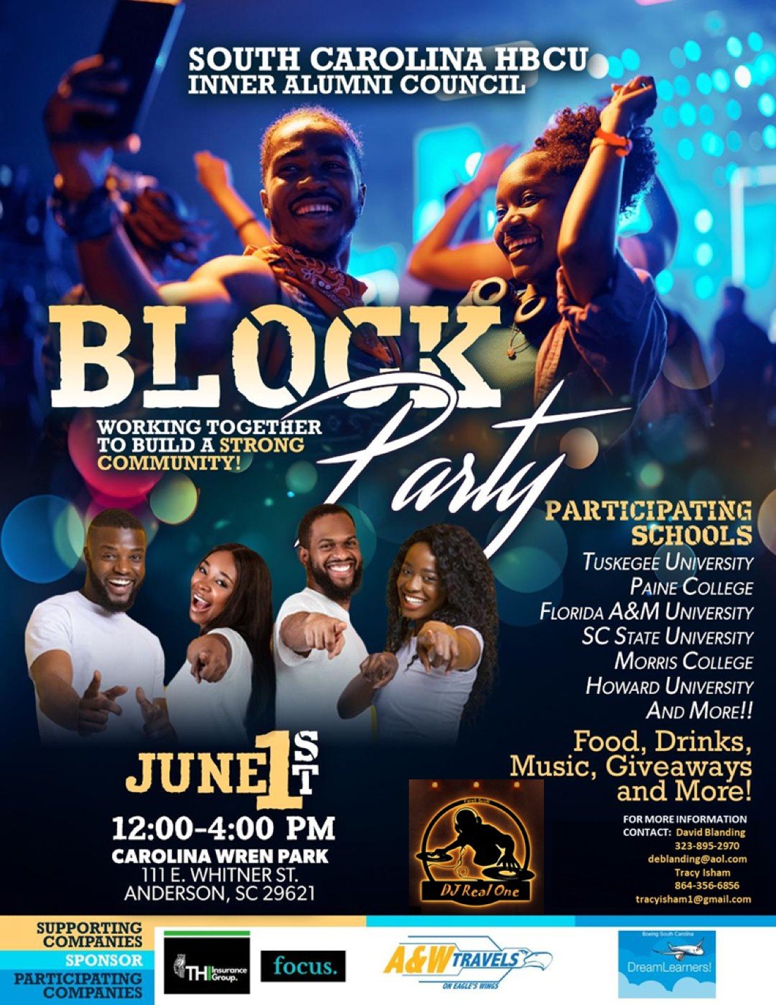 2024 HBCU Block Party!, Carolina Wren Park, Anderson, 1 June 2024 ...