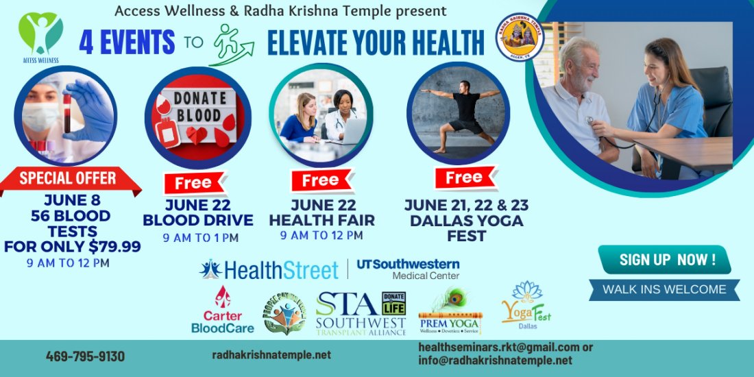 Access Wellness Annual Health and Wellness Fair, Prem Yoga & Wellness ...