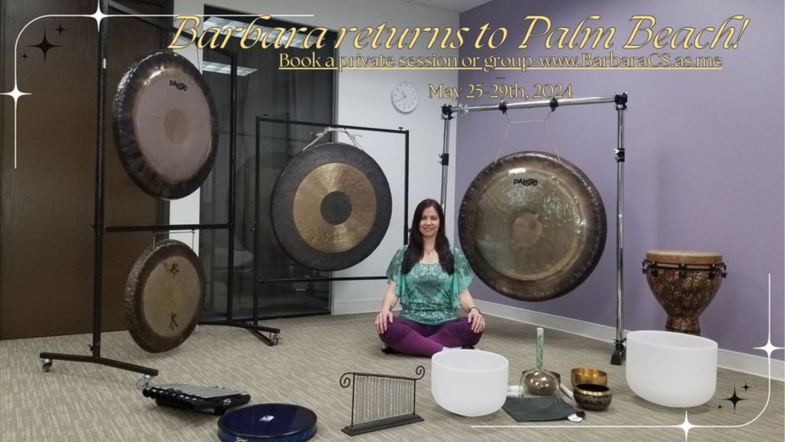 Book Your Private Session or Group with Barbara: May 25-29th, Palm Beach Gardens, North Palm ...