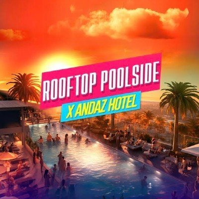 WEHO ROOFTOP POOLSIDE - July 6th Tickets, Andaz West Hollywood, 6 July ...