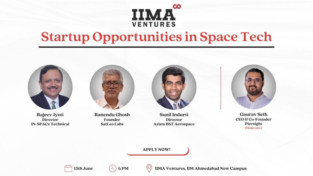Startup Opportunities in Space Tech, IIMA Ventures, Ahmedabad, 15 June ...