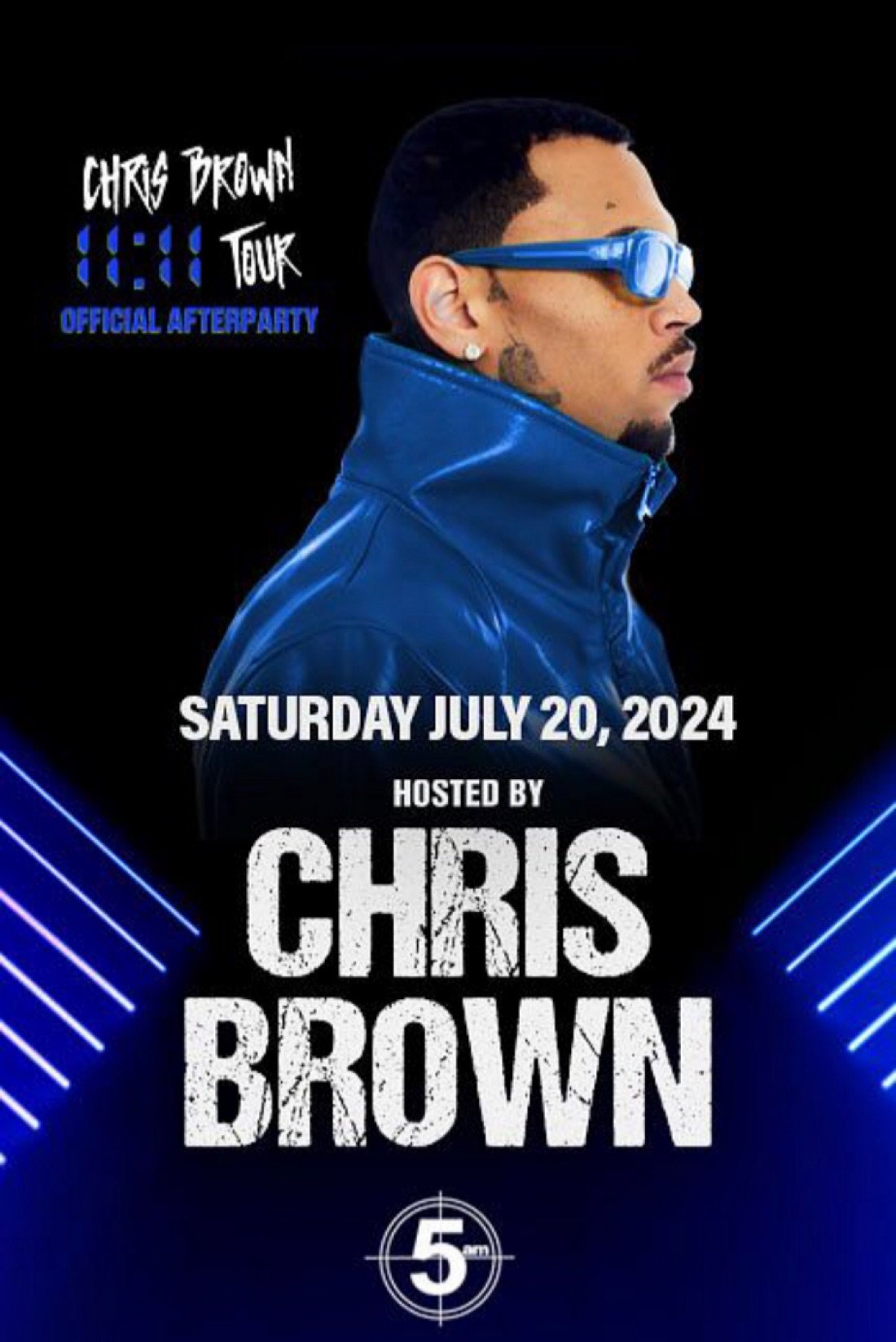 CHRIS BROWN Exclusive VIP Tour Official Afterparty Dallas, FiveAM ...