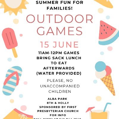 Family Community Summer Fun Day , West 8th Street & South Holly Street ...