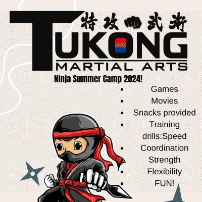Ninja Summer Camp Tickets, Tukong Martial Arts - Tukong Austin, Mc Neil ...