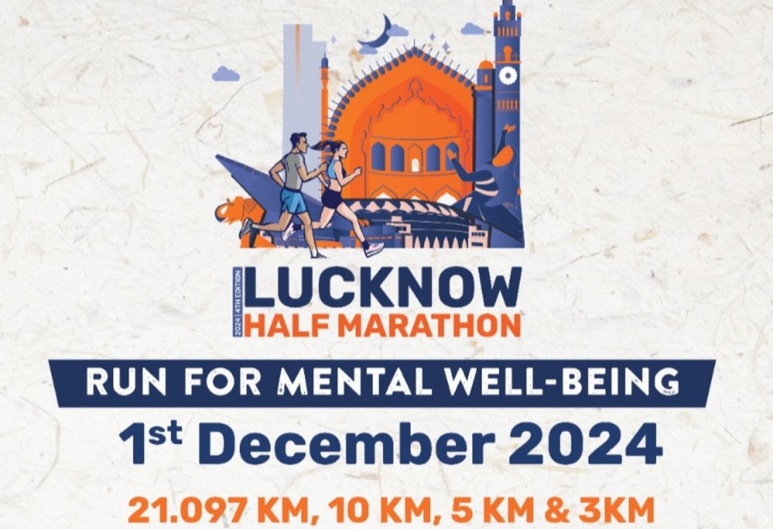 Lucknow Half Marathon 2024 (4th Edition), Janeshwar Mishra Park, Gate ...