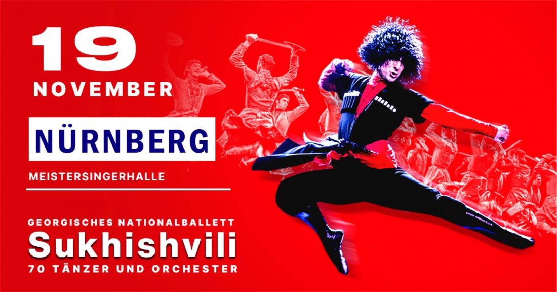 Georgian National Ballet Sukhishvili in Nürnberg!, Мейстерзингер Холл ...