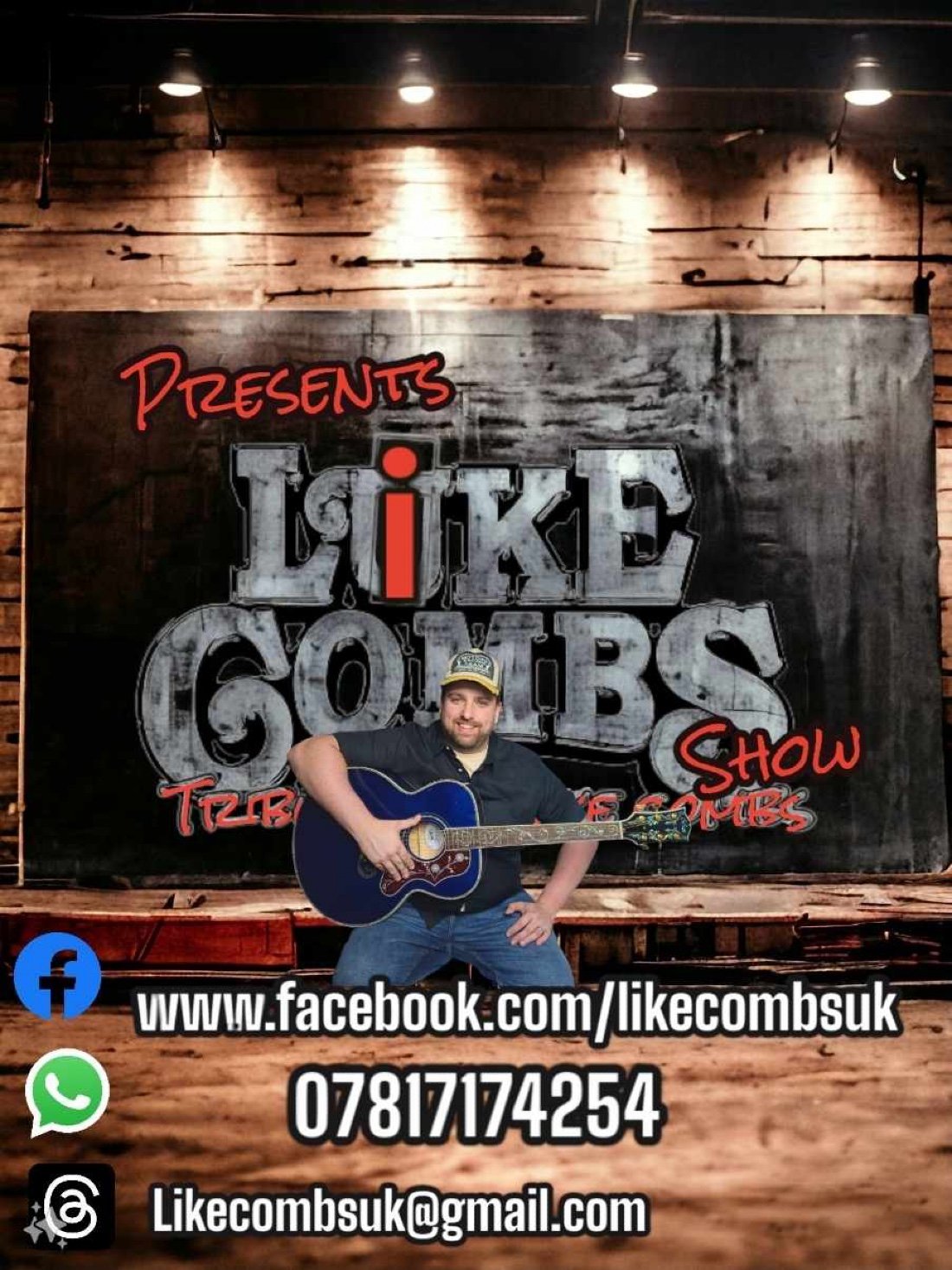 Honkytonkin Party with Like Combs Show UK, Brickhouse Tavern, Rigby ...