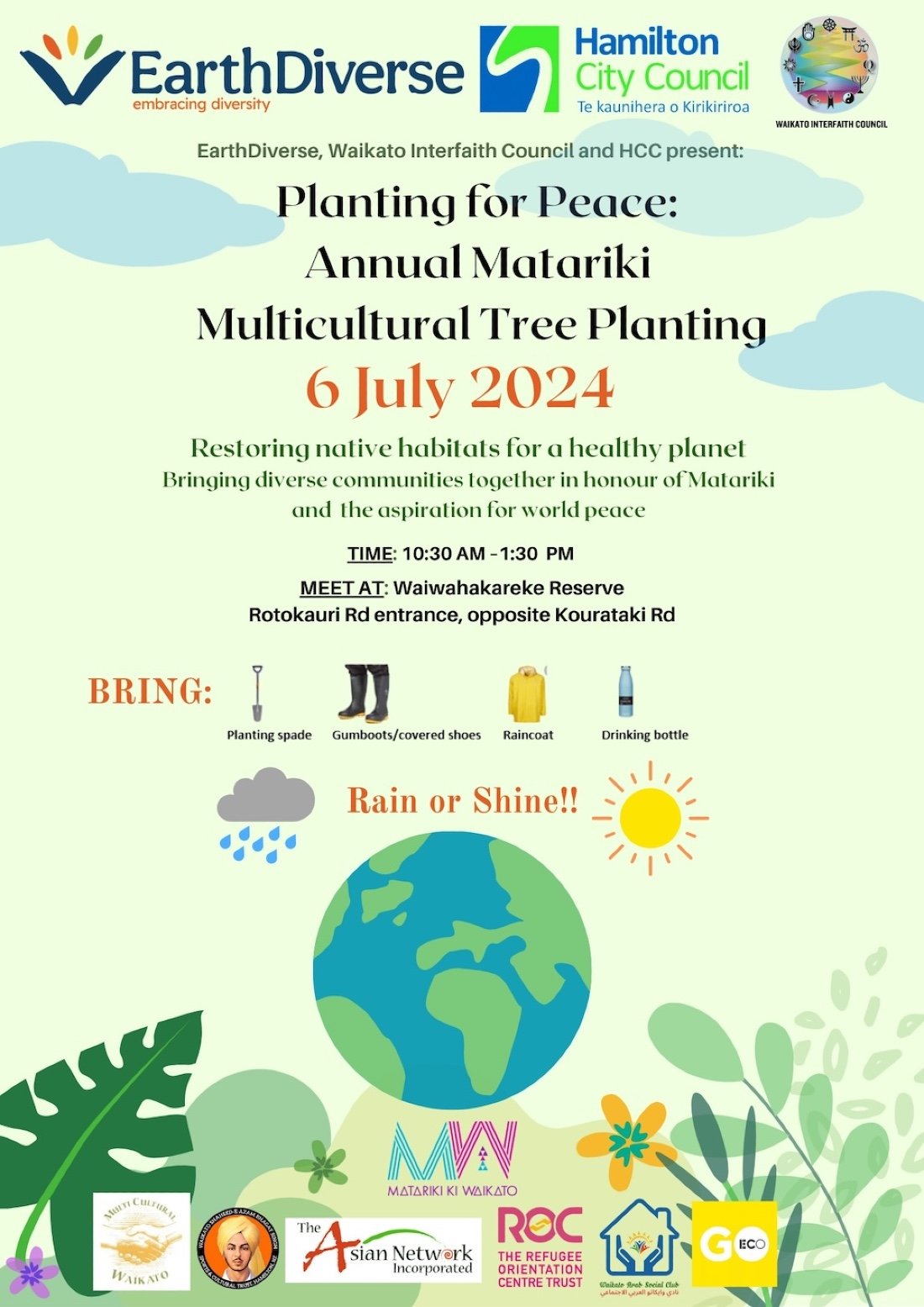 EarthDiverse: Annual Matariki Multicultural Tree Planting: Trees for ...