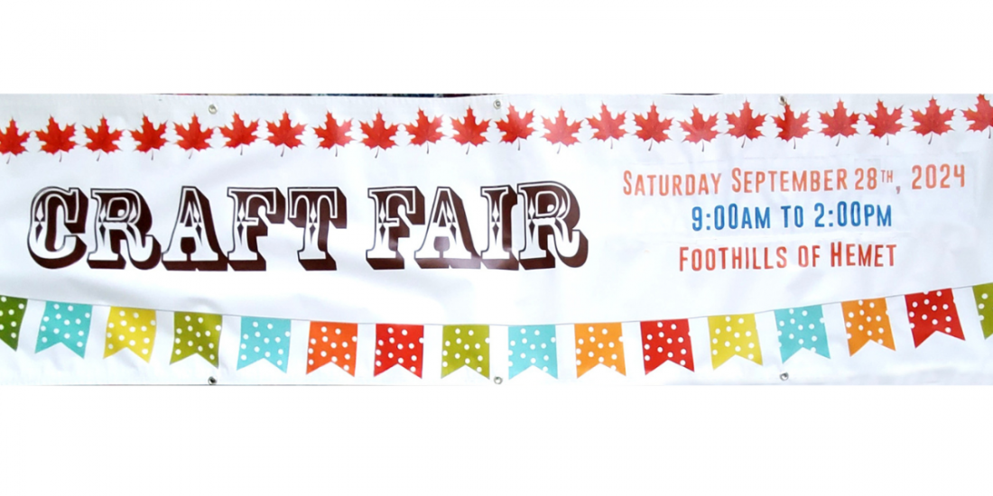 Craft Fair Festival, Foothills of Hemet Mobile Home, 28 September