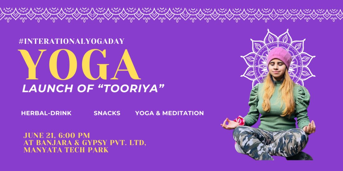 International Yoga Day - Launch Party , Banjara and Gypsy, Bangalore ...