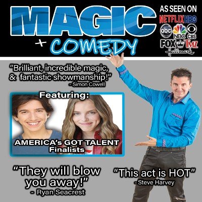 VIP MAGIC & COMEDY- "An interactive, up-close, magical experience for ...