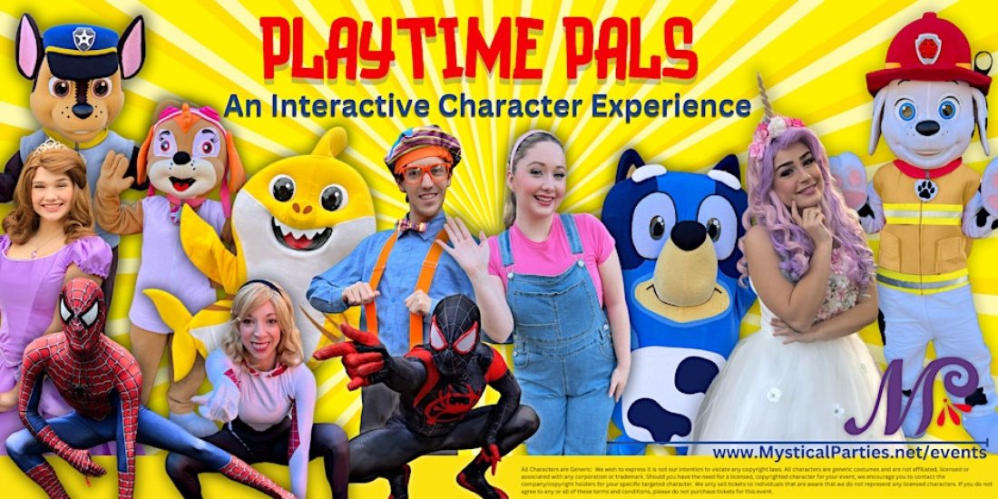 Playtime Pals! Interactive Character Event, Columbus Georgia Convention ...