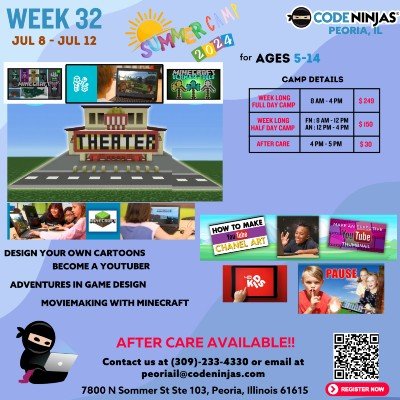 Week 32 - Coding Summer Camp for Kids, Code Ninjas, North Sommer Street ...