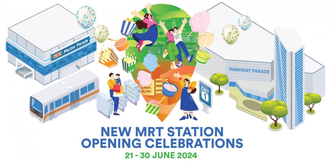 New MRT Station Opening Celebrations at Parkway Parade!, Marine Parade ...