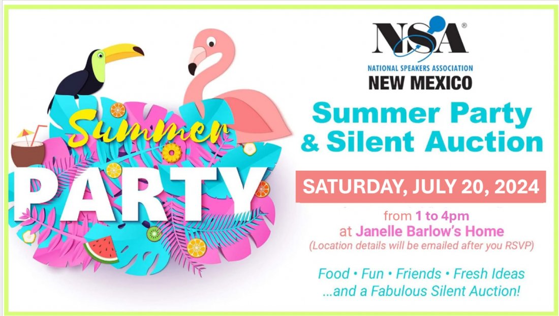 NSA New Mexico Summer Party: Sun, Fun, Silent Auction and Networking ...