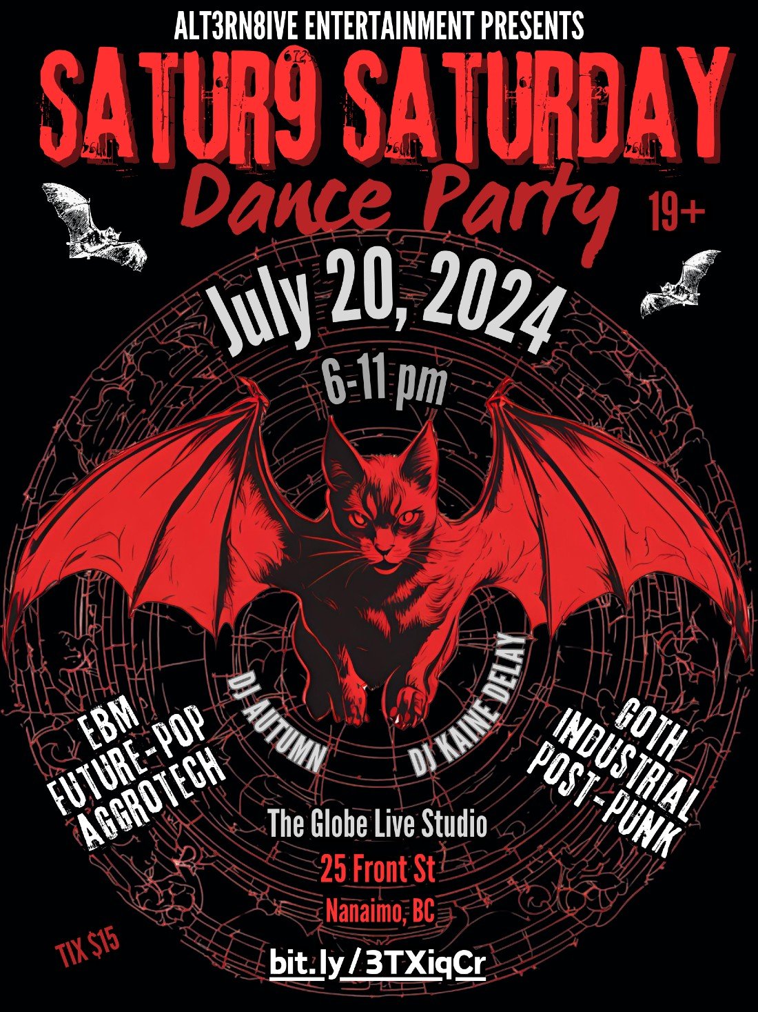 Satur9 Saturday Dance Party Tickets, The Globe Live Studio, Front ...