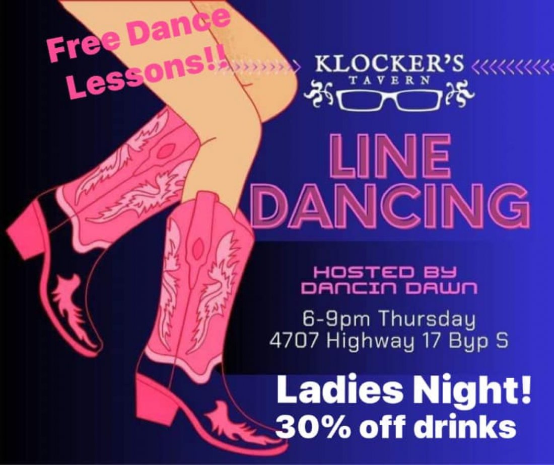 Ladies Night At Klockers! Free Line Dance Lessons!, Klocker's Tavern ...