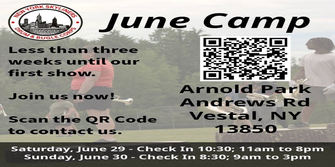 NEW YORK SKYLINERS - Next Camp June 29 and 30th, Arnold Park, Vestal ...